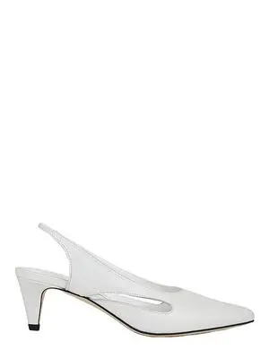 By Far Runa Slingback - White