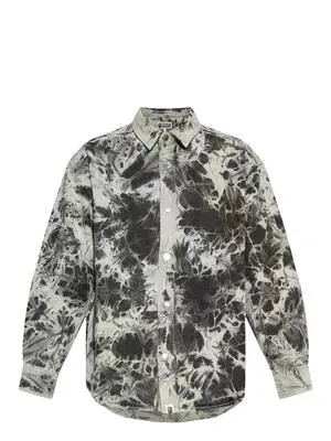 A BATHING APE Tie-dye Long-sleeve Shirt - Grey