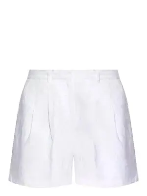 Posse Pleated Shorts - White