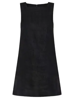 Posse Linen Mini Dress - Black