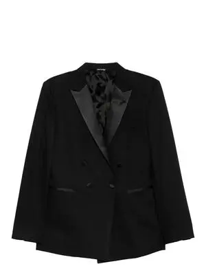 ERALDO Double-breasted Blazer - Black