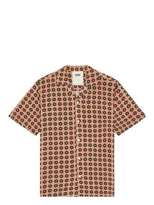 Oas Blush Lumo Viscose Shirt In Blush - Multi