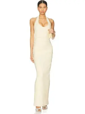 NOOKIE Natalia Halter Maxi Dress - Lemon