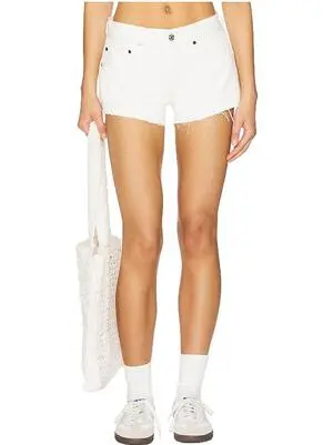 EB DENIM Low Rise Cut Offs - White
