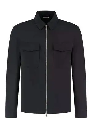 Marco Pescarolo Zip-up Overshirt - Blue
