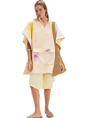 MARIA BOUVIER Cambuata Poncho Jacket - Natural Dye