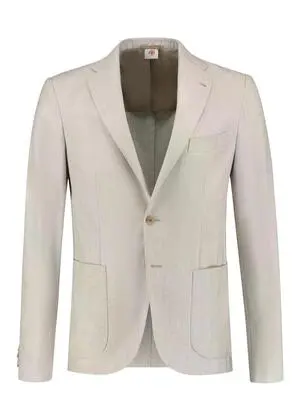 LUIGI BORRELLI Single-breasted Blazer - Neutrals