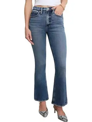 Good American Good Standard Kick Flare Jeans - Indigo1014