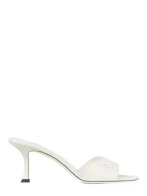 JIMMY CHOO 70mm Skye Mules - White