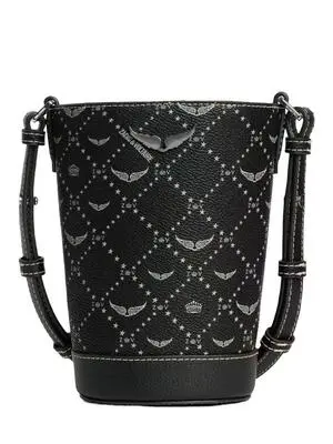 Zadig&Voltaire Logo-print Bucket Bag - Black