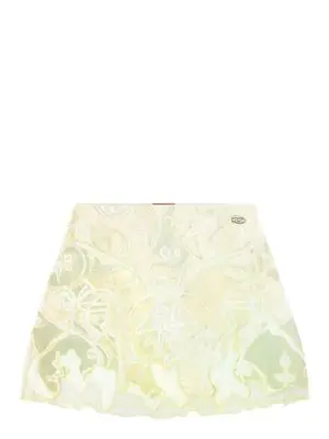 DIESEL O-lane Mini Skirt - Yellow