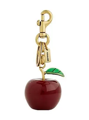 COACH Small Apple Resin And Enamel Bag Charm - Multi