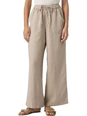 Splendid Stella Linen Pants - Fawn