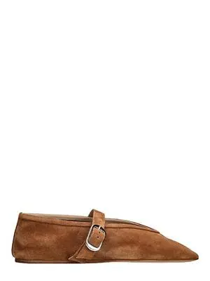Le Monde Beryl Stella Single-strap Suede Pumps - Mid Brown