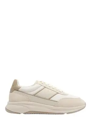 Axel Arigato Genesis Neo Runner Panelled Nylon Sneakers - Ecru