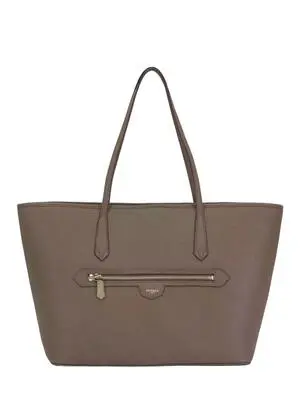 Moreau Leather Tote Bag - Brown
