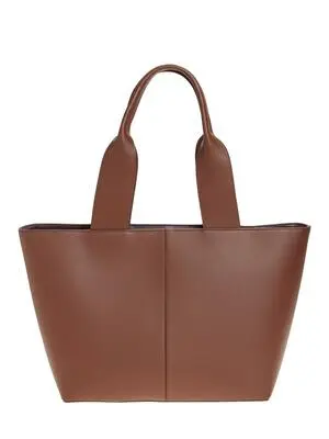 FREJA NEW YORK Lafayette Faux Leather Tote - Pecan