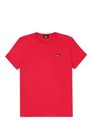 DALIX Jersey Crewneck Tee Red