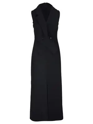 Akris Sleeveless Maxi Dress - Black