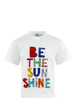 LOLA + THE BOYS Be The Sunshine T-shirt - White