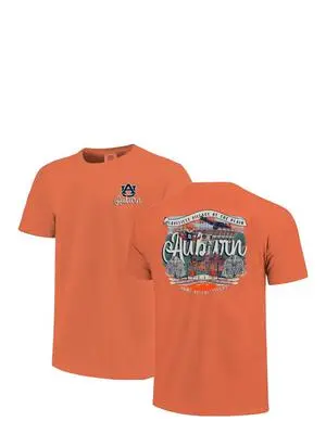 IMAGE ONE Auburn Tigers Campus Scene Graphic T-shirt - Orange