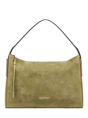Karl Lagerfeld Paris Valerie Hobo Bag - Olive
