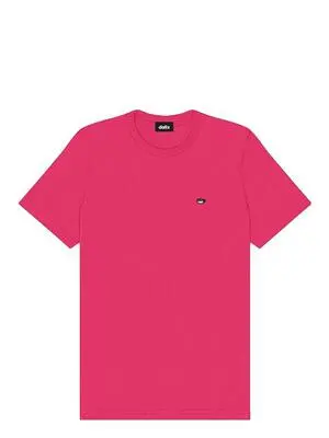 DALIX Mens Lil Coffee Jersey Tee Fuchsia