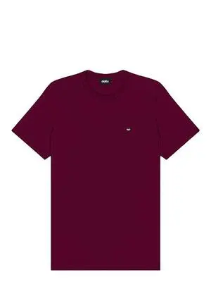 DALIX Lil Coffee Jersey Tee - Maroon
