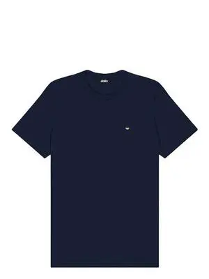DALIX Lil Coffee Jersey Tee - Navy Blue