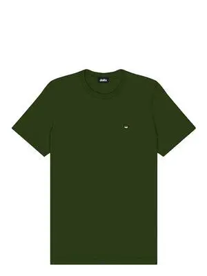 DALIX Lil Coffee Jersey Tee - Olive