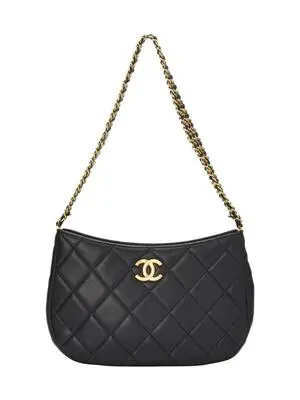 CHANEL Caviar Triple Chain Shoulder Bag
