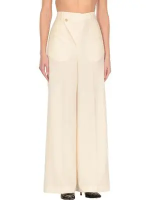 MAISON MARGIELA Wide Leg Trousers - Beige