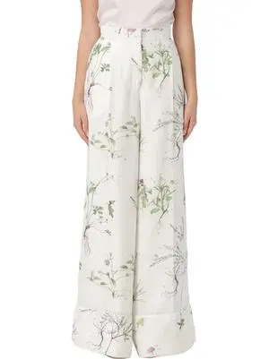 ERDEM Printed Wide Leg Pants