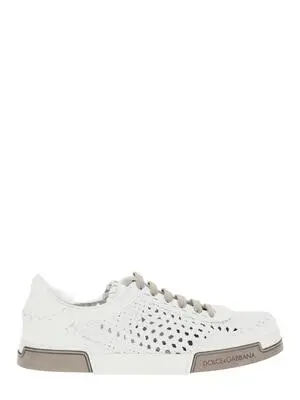 Dolce & Gabbana Lace-up Sneakers - White
