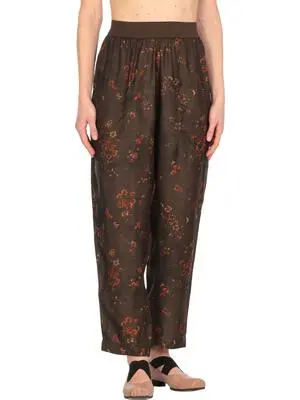 UMA WANG Floral Print Trousers - Brown