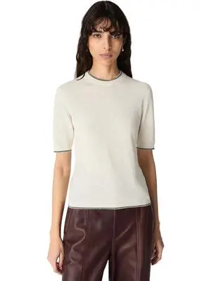 BOTTEGA  VENETA Cotton Bouclé Top - White