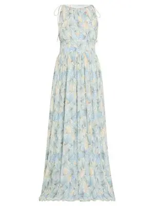 Veronica Beard Yardley High-neck Maxi Dress - Yardley Dress