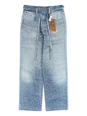 BIRTH OF ROYAL CHILD 3d Printed Swarovski Diamond Jean - Blue