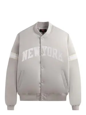 Kith Empire Satin Bomber Jacket - Grey