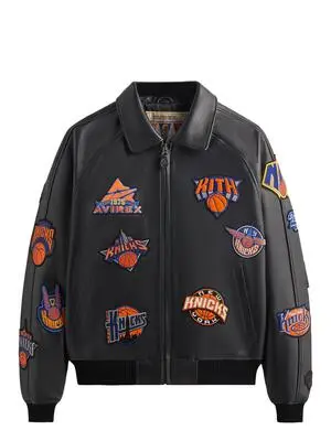 Kith Avirex For The New York Knicks Icon Jacket - Black