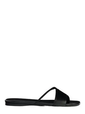 JUDE Fiji Leather Sandals - Black