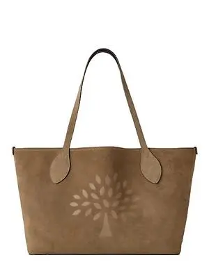 Mulberry Small Tree Suede Tote Bag - Salcombe Sand