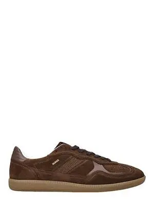ALOHAS Suede Low-top Trainers - Mid Brown