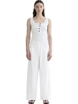 Everlane Easy Cargo Pant - White