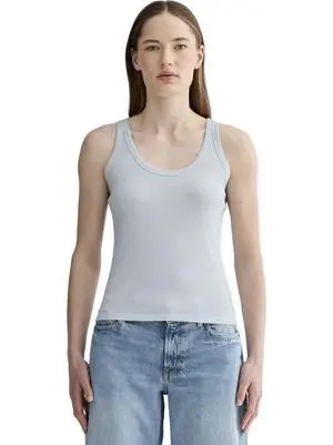 Everlane Shimmy Scoop-neck Tank Top - Air Blue
