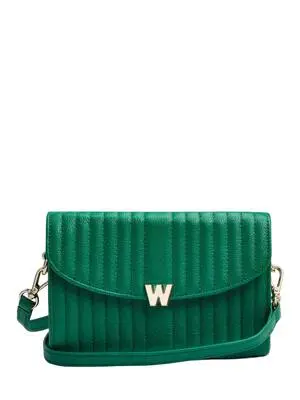 Wolf Mimi Crossbody Bag With Wristlet - Forest Green