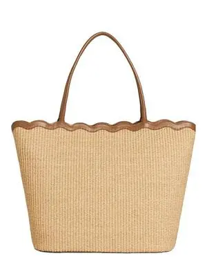 REFORMATION Isabella Tote Natural Raffia
