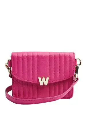 Wolf Mimi Mini Bag With Wristlet And Lanyard - Pink