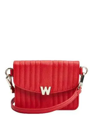 Wolf Mimi Mini Bag With Wristlet & Lanyard - Red