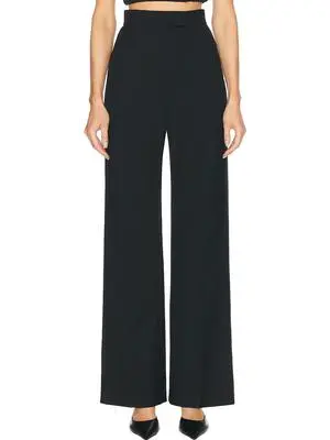 Alexander McQueen Wool Gabardine Trousers - Black